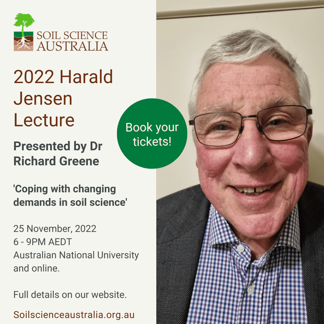 Harald Jensen Lecture - Soil Science Australia